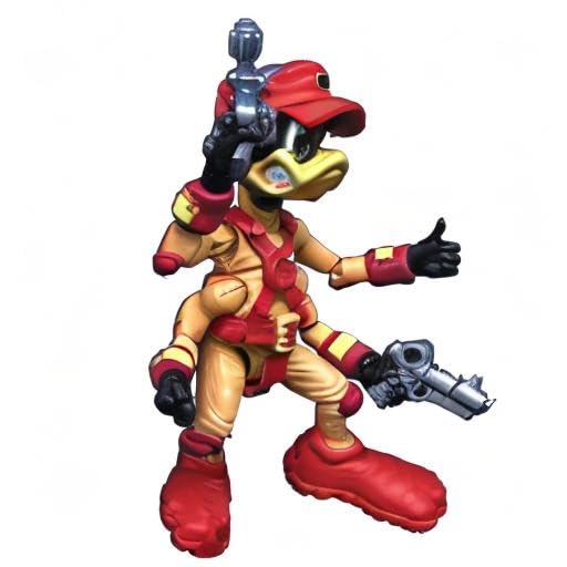 Boss Fight Studio Bucky O'Hare: Deadeye Duck Action Figure,Multicolor