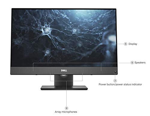 Newest Dell OptiPlex 7480 All-in-One Business Desktop, 24 FHD Display, Intel Core i5-10500 6 Cores Processor up to 4.5GHz, 16GB DDR4 RAM, 512GB PCIe SSD, Windows 10 Pro, Black (Renewed)