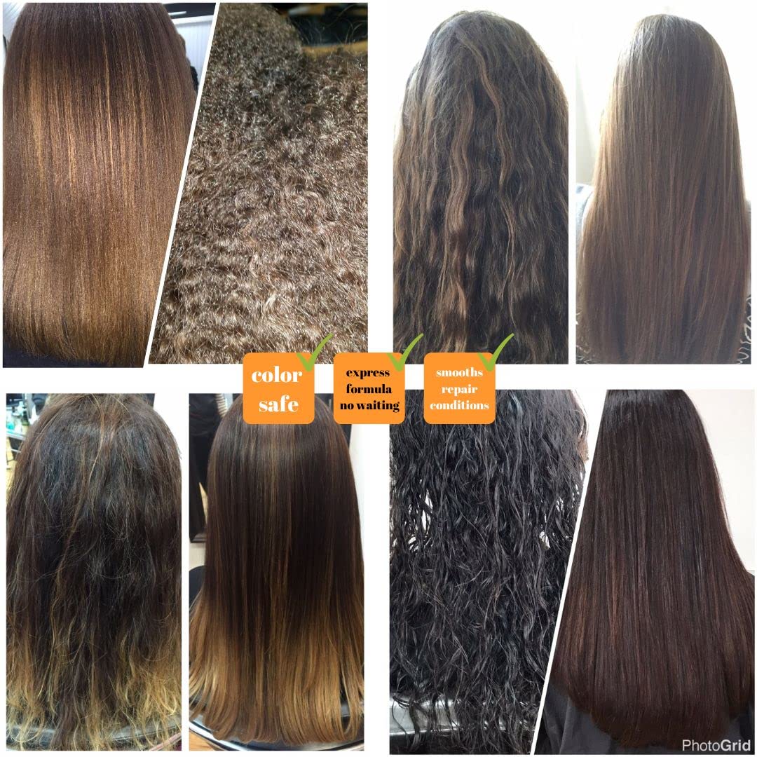Clarifying Shampoo with Brazilian Keratin Treatment and Intensive Hair Mask KIT + Sulfate Free and Sodium Free Shampoo & Conditioner KIT
