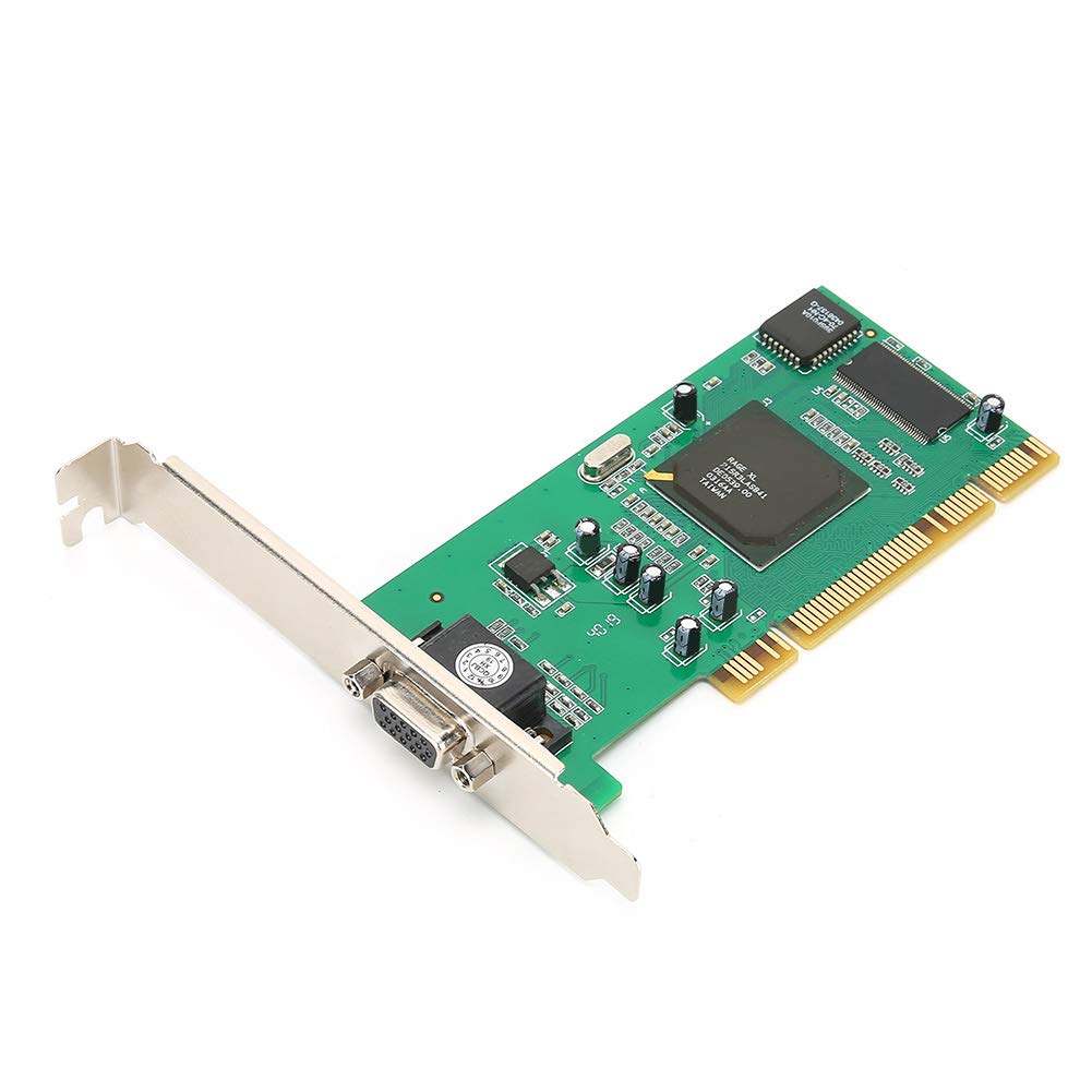 Graphics Card,VGA PCI 8MB 32Bit,Desktop,Computer Accessories,Multi Display,for Rage XL,SDRAM,Metal + Printed Circuit Board,Graphics Video Card,pc Graphics Card