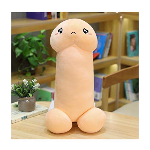 aounoharu Penis Plush，Creative Penis Ding Ding Soft Pillow,Boyfriend Pillow,Stuffed Plush Doll Toy Creative Bolster Gifts,Funny Decorative 90