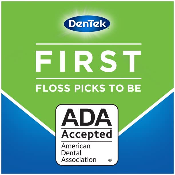 Dentek Triple Clean Floss Picks, Mouthwash Blast Fluoride Coating, 150-Count (2-Pack)