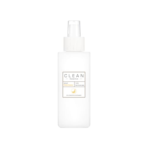 CLEAN RESERVE Home Linen & Room Spray | Aromatic Mist in Reusable Glass Vase | Gentle Vegan Formula | Perfect Freshener for Fabrics or Air | 5.0 oz/148 mL