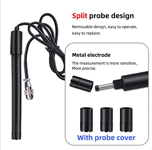 Digital Dissolved Meter JPB-70A Portable Pen Water Quality Monitor Dissolved Oxygen Meter with Backlight 0.0-20.0mg/L ±0.3mg/L for Freshwater Culture/Mariculture/Swimming Pool