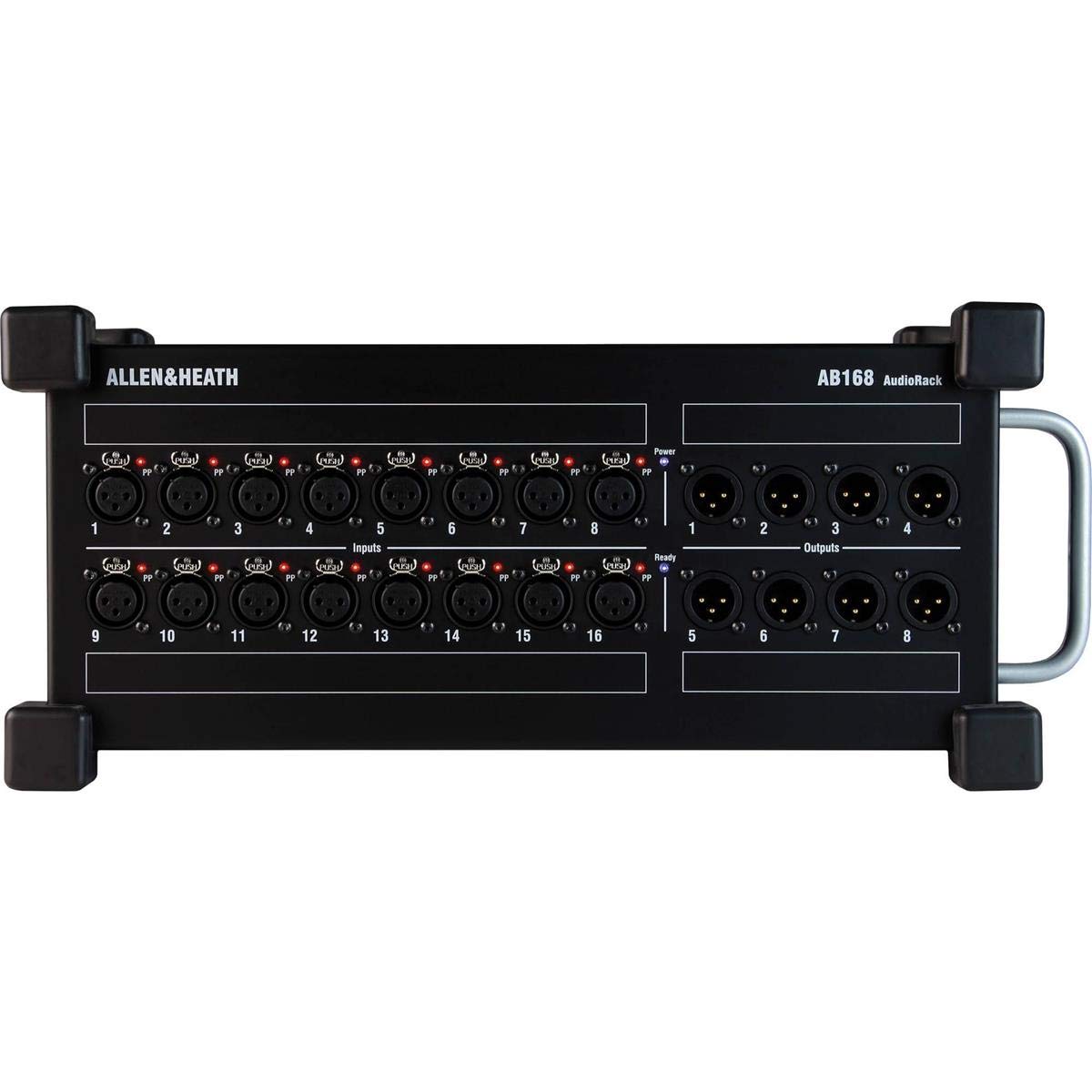 Allen & Heath AB168 Remote Audio Rack/Portable Stage Box for GLD and Qu Series, 16 XLR Input, 8 XLR Output (AH-AB-168)