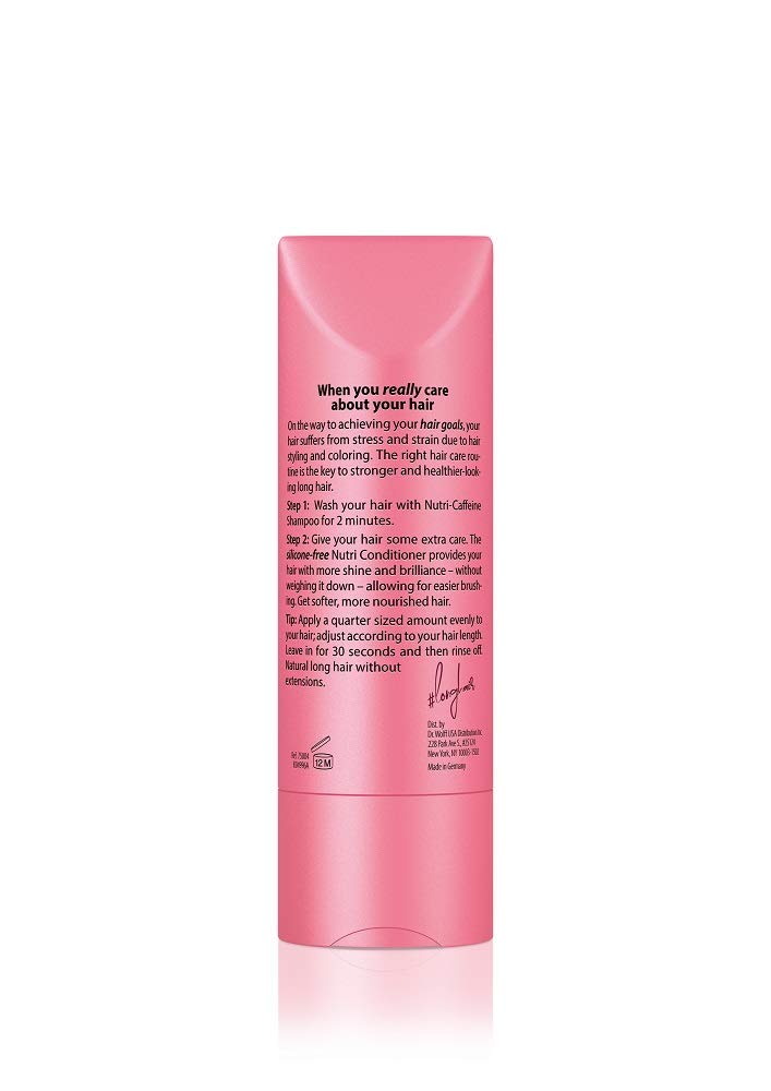 Plantur 21#longhair Nutri-Caffeine Women's Long Hair System with Keratin and Biotin: Strengthen and Nourish, Shampoo (6.76 fl oz), Conditioner (5.92 fl oz)