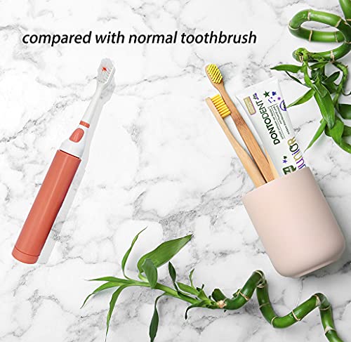 LongSun Portable Travel Size Toothbrush with Toothpaste Built in – Handy Convenient Multifunctional Toothbrush for Family Teens Travelers Easy to Carry