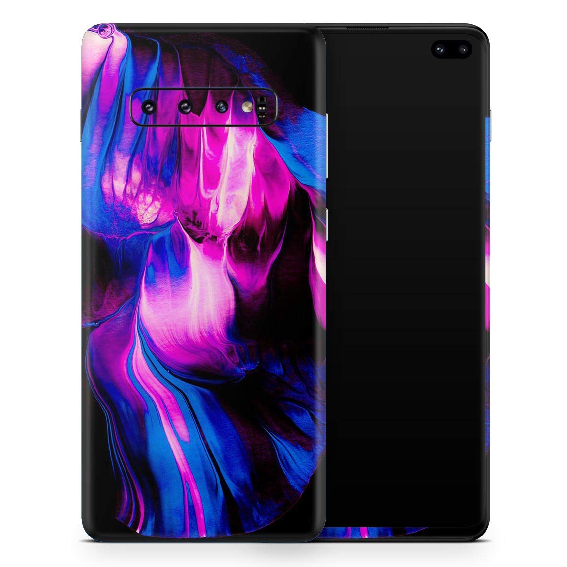 DesignSkinz Liquid Abstract Paint V49 Protective Vinyl Decal Wrap Skin Cover Compatible with The Samsung Galaxy S20 (Screen Trim & Back Glass Skin)