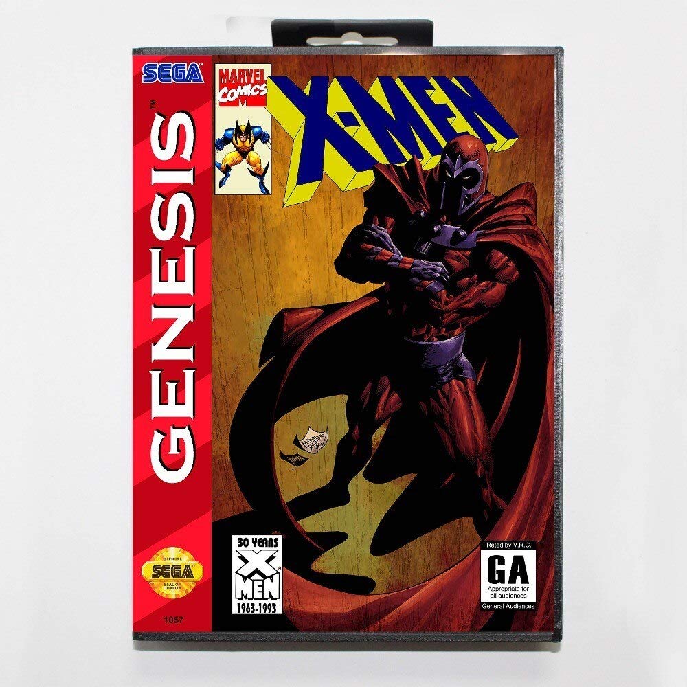 Aditi X Men 1 Game Cartridge 16 bit MD Game Card With Retail Box For Sega Mega Drive