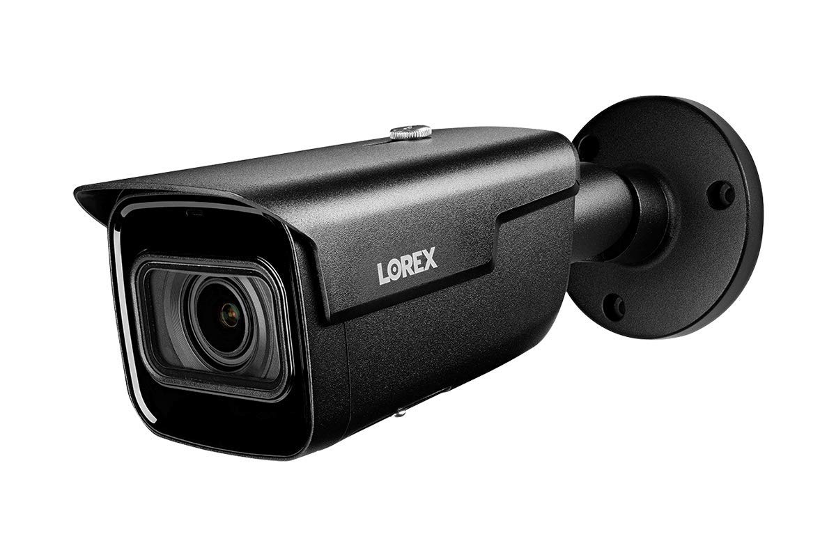 Lorex LNB9282B-2PK-W 4K (8MP) Black Nocturnal Motorized Varifocal Smart IP Bullet Security Camera, Compatible with N881B, N882B and NR900X NVRs