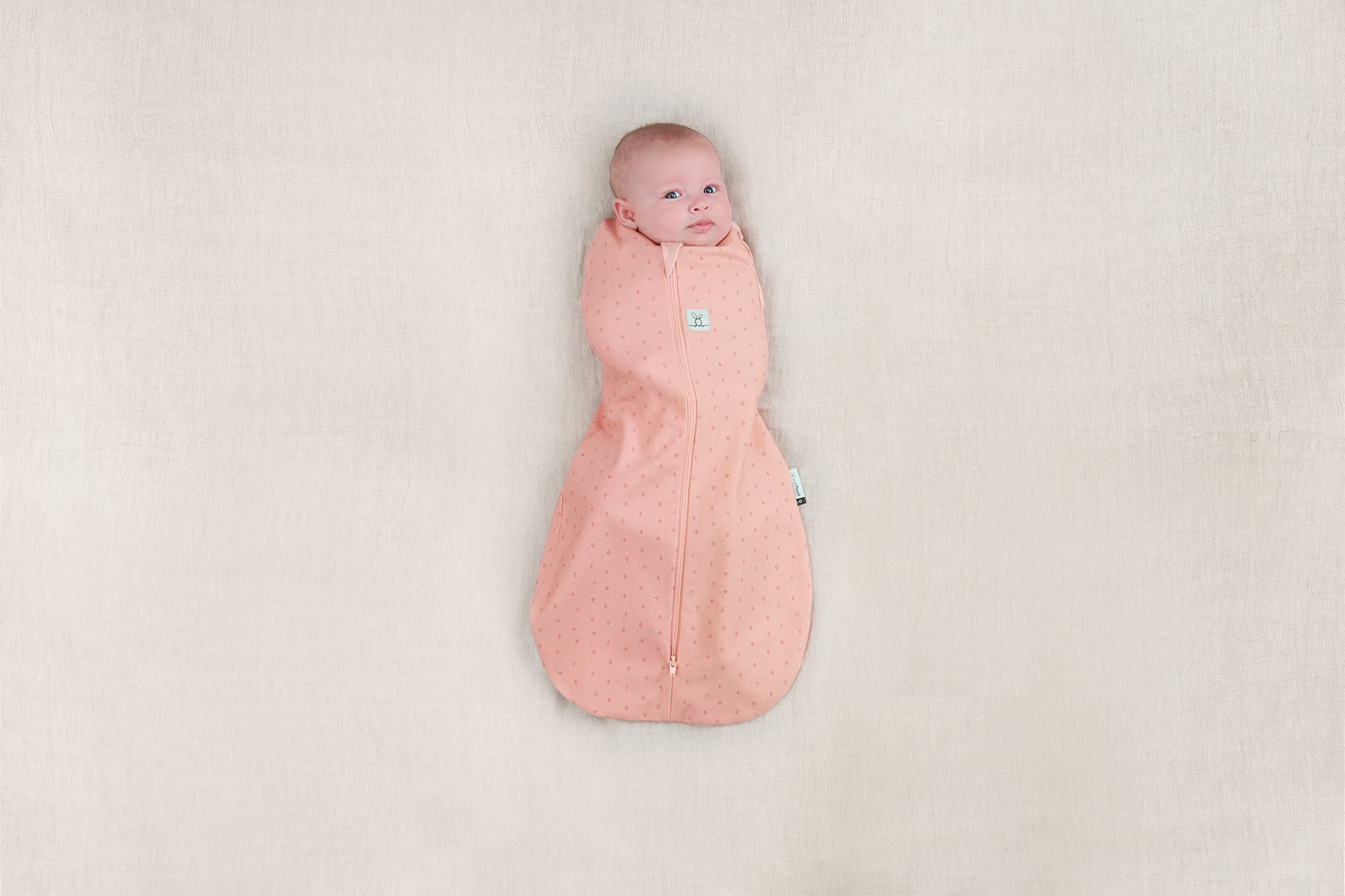 ergoPouch 0.2 TOG Cocoon Baby Sleep Sack 3-6 Months, Swaddle Sleeping Bag, Temperature Control Wearable Blanket (Berries)