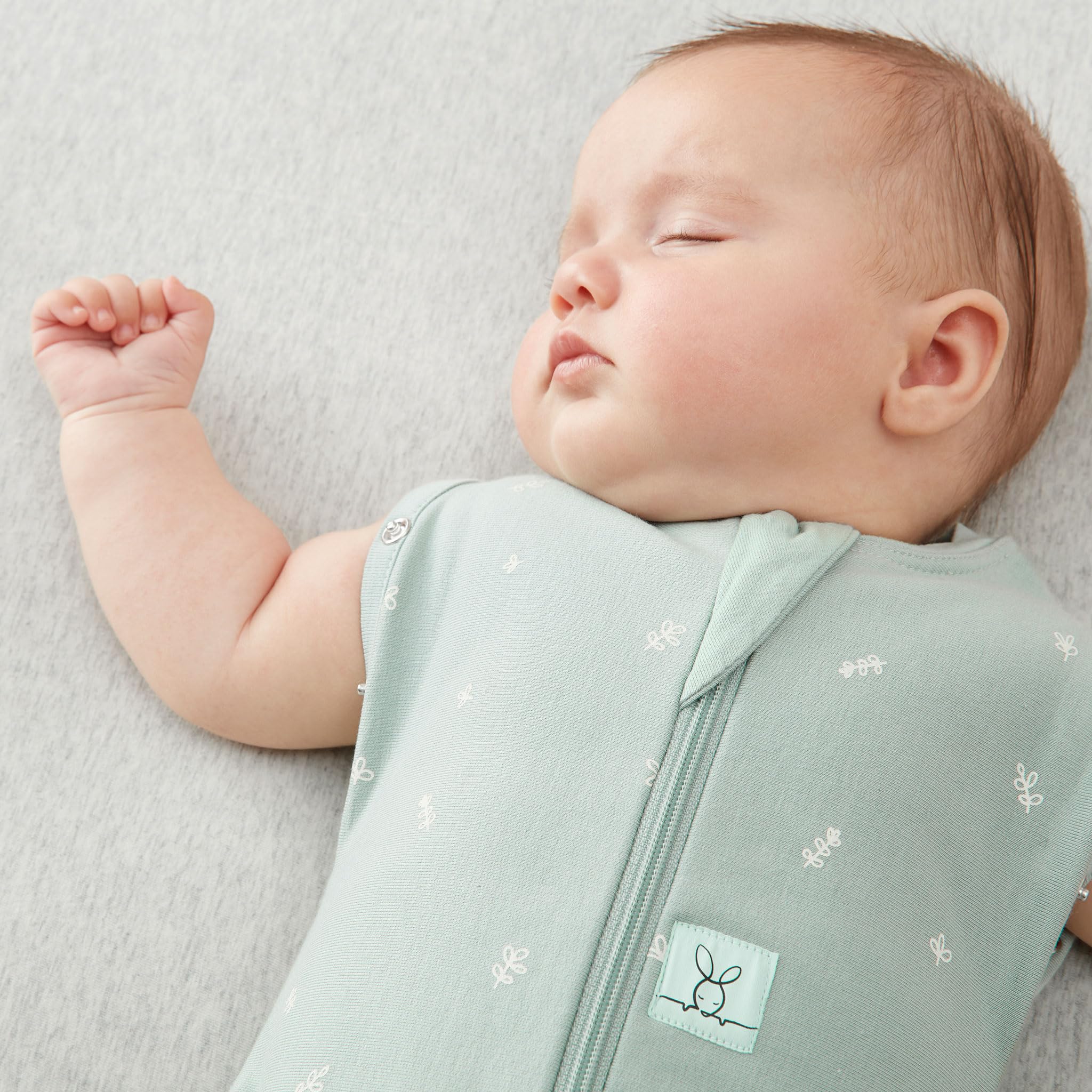 ergoPouch 1.0 Tog Jersey Sleeping Bag – Arms-Out Baby Sleep Sack – Soft, Breathable & Comfortable (3-12 Months, Sage)