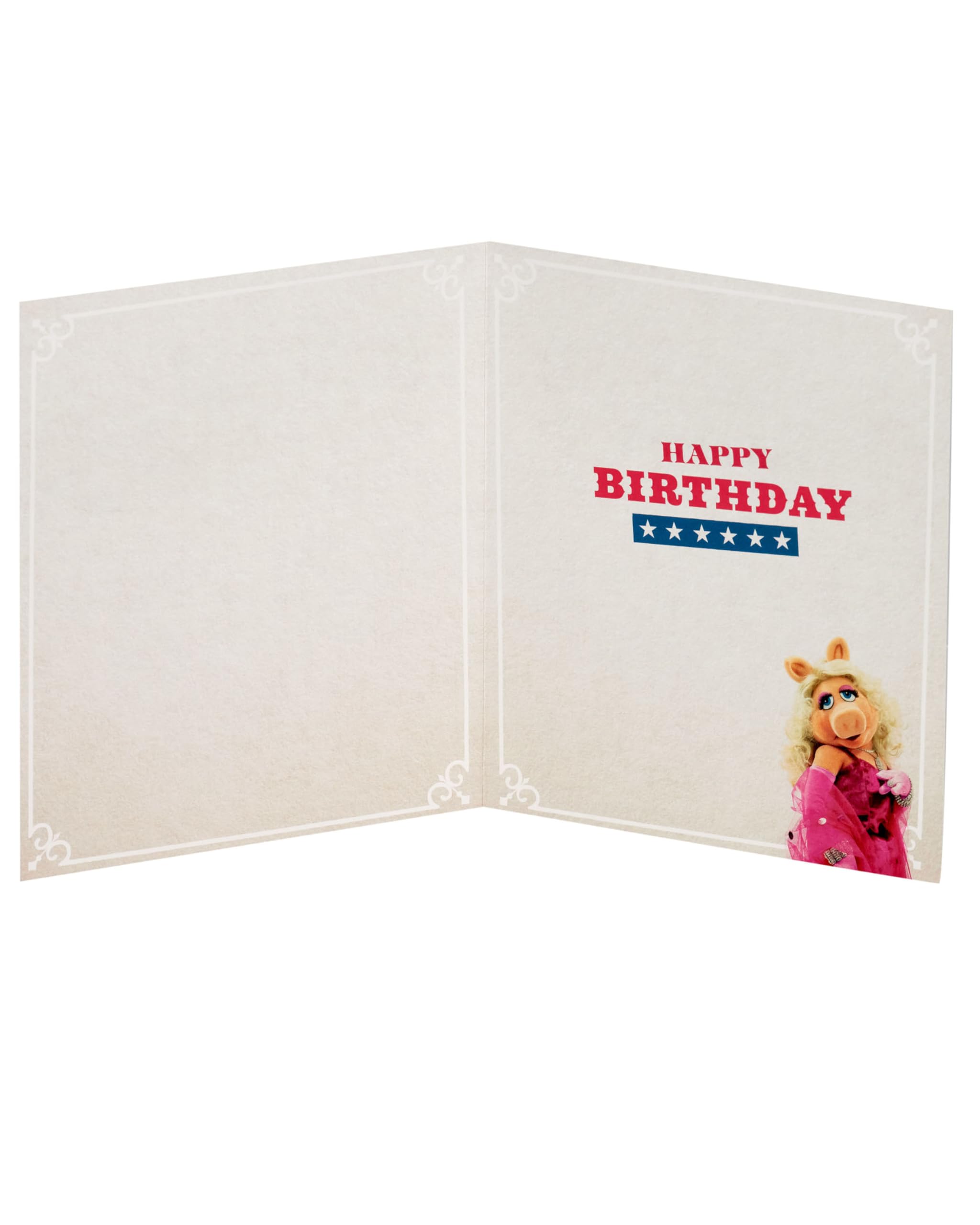 UK Greetings Disney The Muppets Birthday Card For Her/Female/Friend With Envelope - Miss Piggy Design
