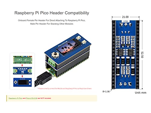Waveshare 2-Channel RS485 Module for Raspberry Pi Pico Incorporates RS485 Transceiver SP3485 Using UART Bus
