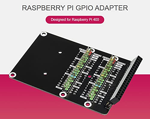 Waveshare Pi 400 GPIO Header Adapter, Header Expansion, 2X 40PIN Header, Leaning Version