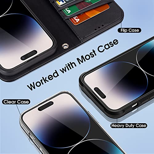 Arae Screen Protector for iPhone 14 Pro Max, HD Tempered Glass Anti Scratch Work with Most Case, 6.7 inch, 3 Pack