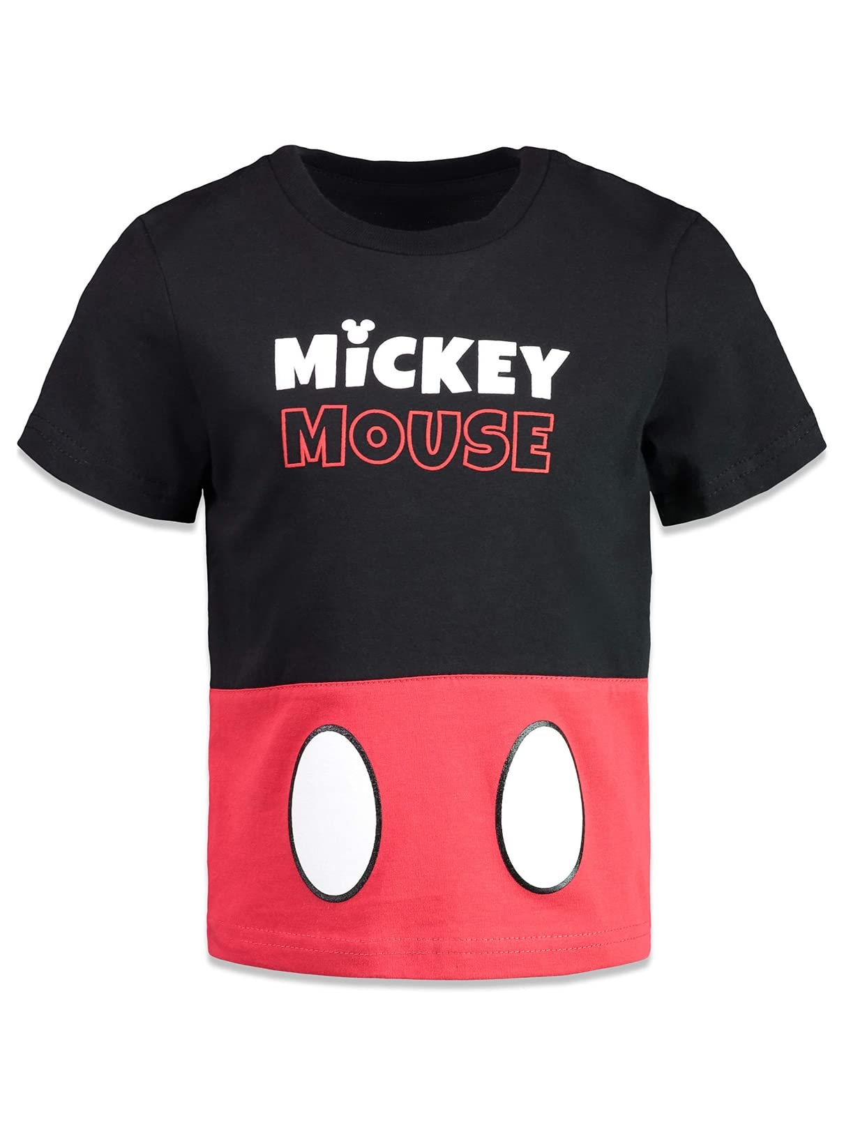 Disney Mickey Mouse Donald Duck Goofy Pluto Little Boys 4 Pack Graphic T-Shirts 6