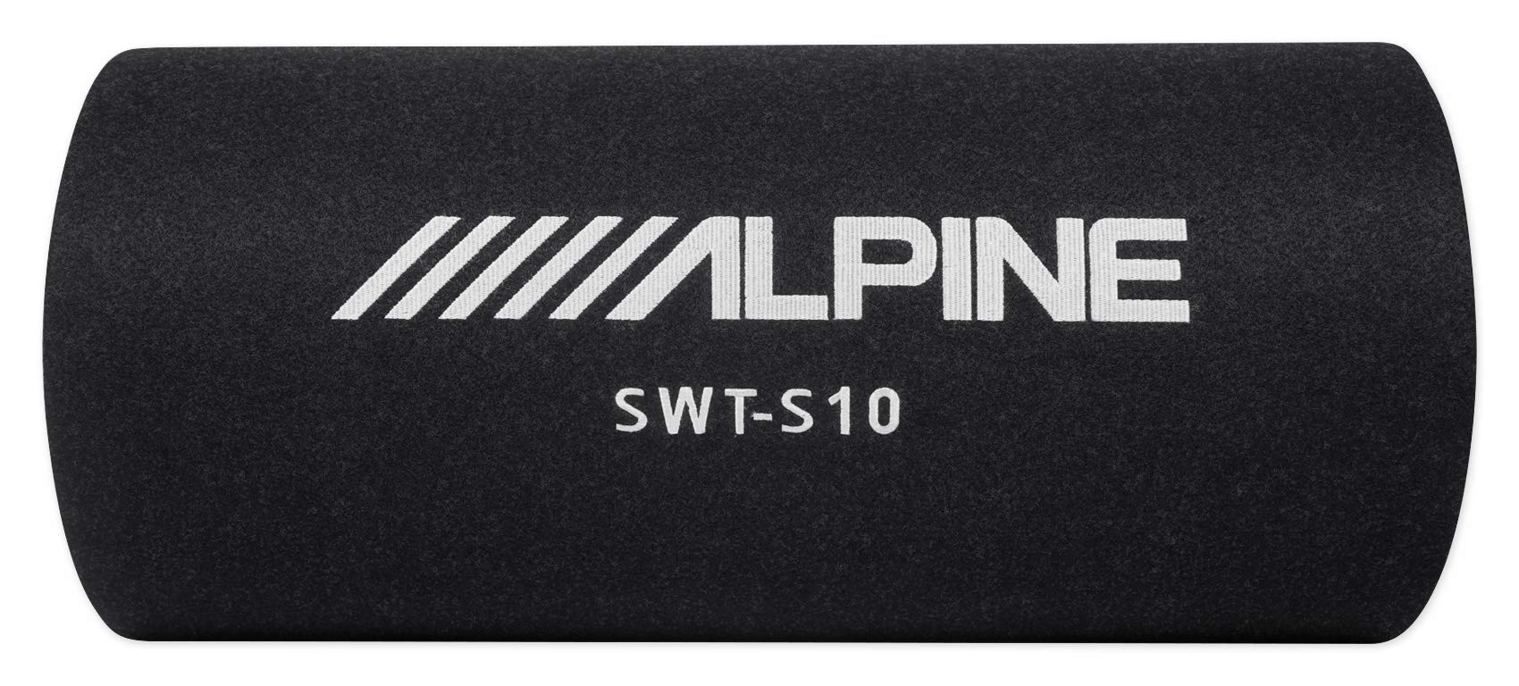 Alpine SWT-S10 1200w 10" Car Subwoofer in Bass Tube Enclosure+Amplifier+Amp Kit