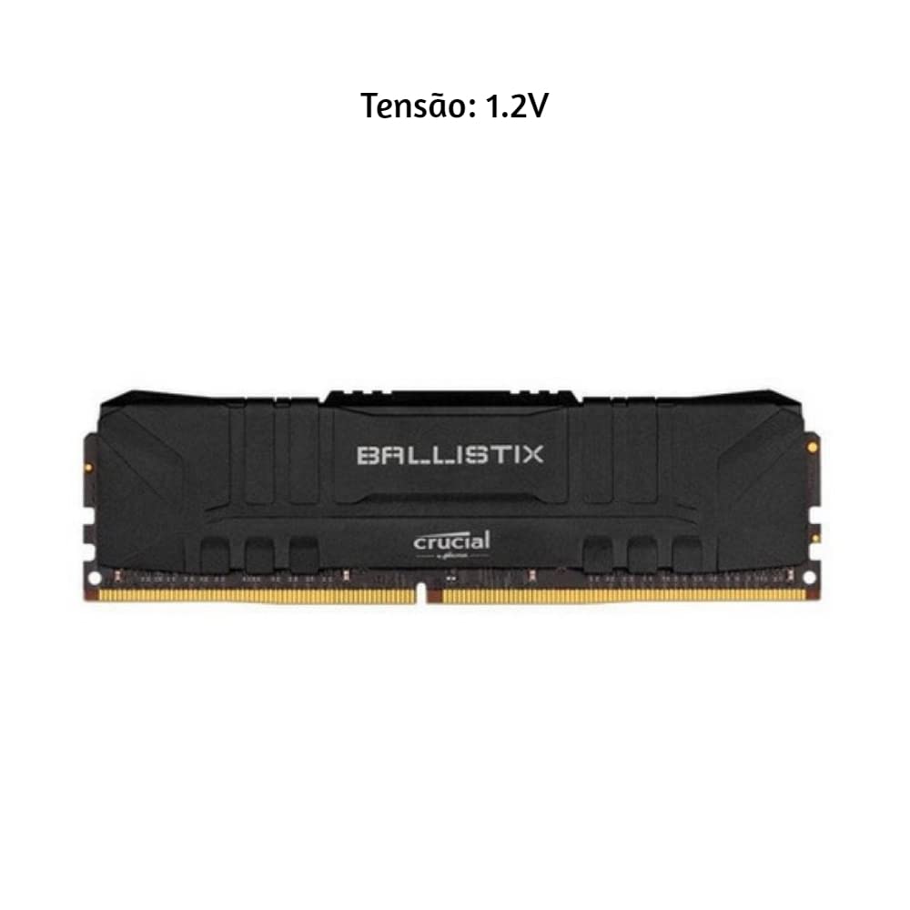 Crucial Ballistix DDR4-2666 8GB/1G x 64 CL16 Desktop Gaming Memory (White)