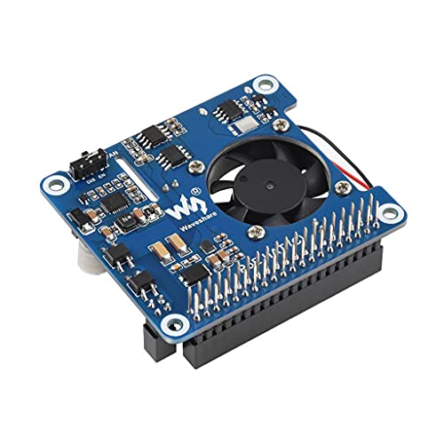 Waveshare Power Over Ethernet Hat (Type C) for Raspberry Pi 3B+/4B 802.3af/at Power-Sourcing Equipment Required