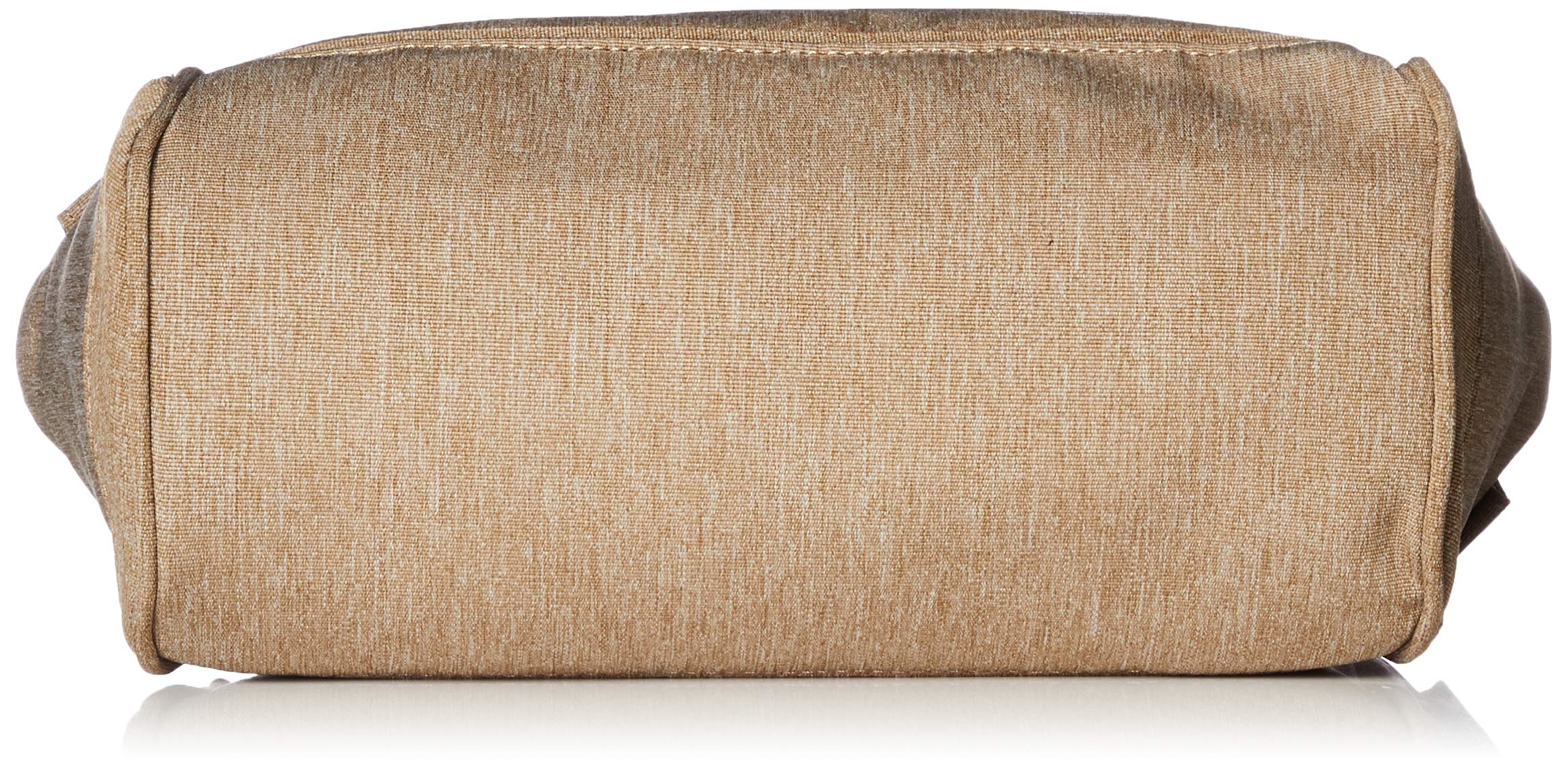 anello GRANDE(アネロ グランデ) Women's 2-Way Mini Shoulder Bag with Metal Clasp, Beige, One Size