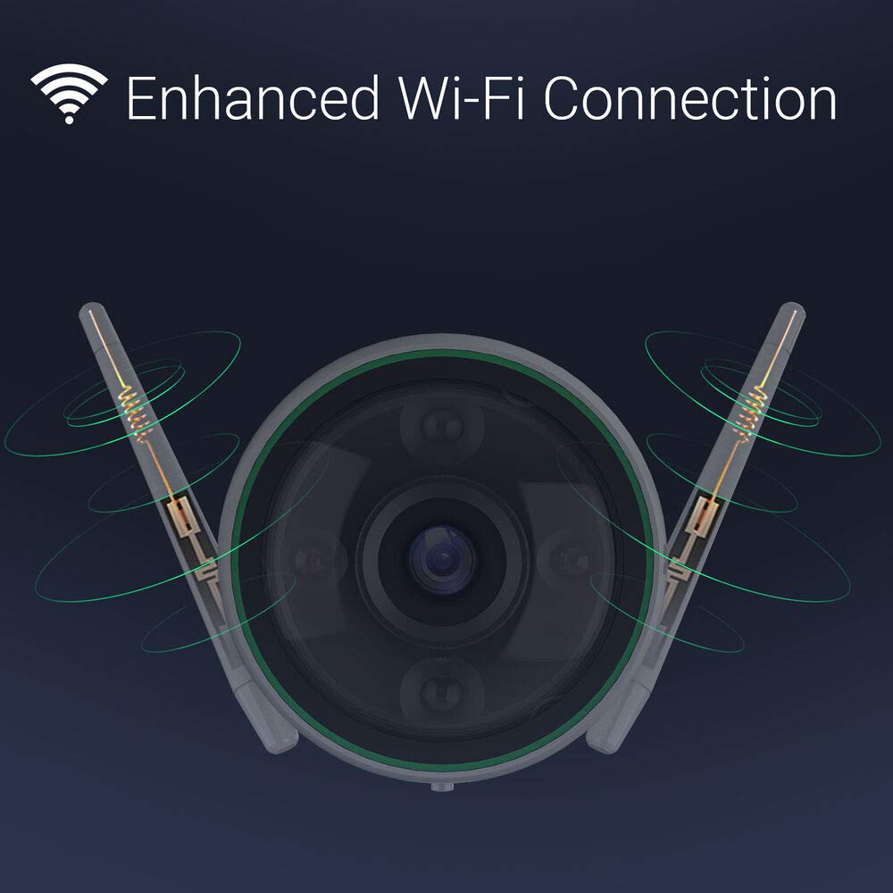 EZVIZ 2 Pack C3N Full HD AI-Powered Outdoor Smart Wi-Fi Security Camera