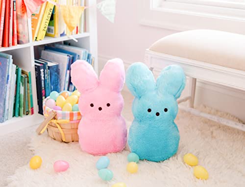 Animal Adventure | Shaggy Bunny Peeps | 15” Collectible Plush | Pink