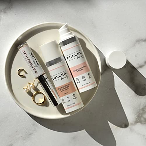 CULLER BEAUTY Self Adjusting Foundation with SPF 50 - Instant match for all your shade needs (Light)