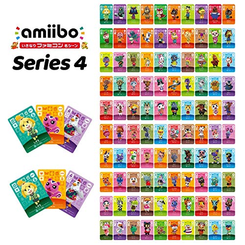Animal Crossing Amiibo Card Set Work for Switch NS 3DS Games Series 1~4 Animals Crossing Magic Box Blue