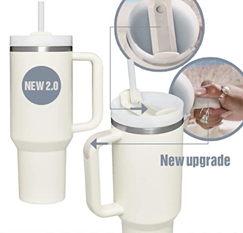 2023 40oz Stainless Steel tumbler 2.0 (Sand)