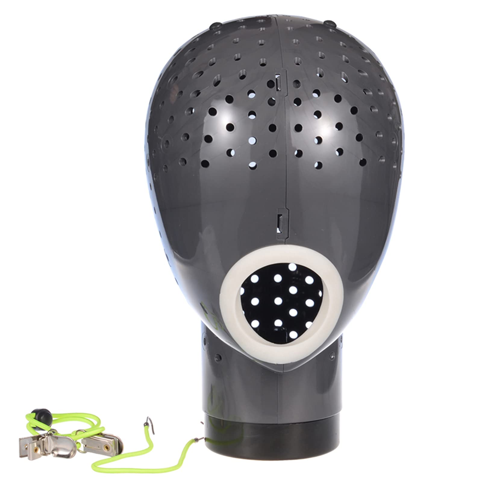HOMEGOAL Hair Dryer Fresh Wig Head Dryer Wig Stand Wig Holder Mannequin Head, Drying Wig From Inside to Outside, Quickly, Easily, For Lace Wig Scalp Cap Net (Dark Grey)