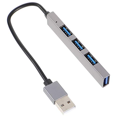 OSALADI USB A Hub USB A Hub USB A Hub USB A Hub USB C Hub Multiport Adapter 4 Ports USB 3. 1 Type- C to USB 2. 0 Data USB Hub (Grey) USB Adaptor Charging Adapter Charging Adapter Charging Adapter