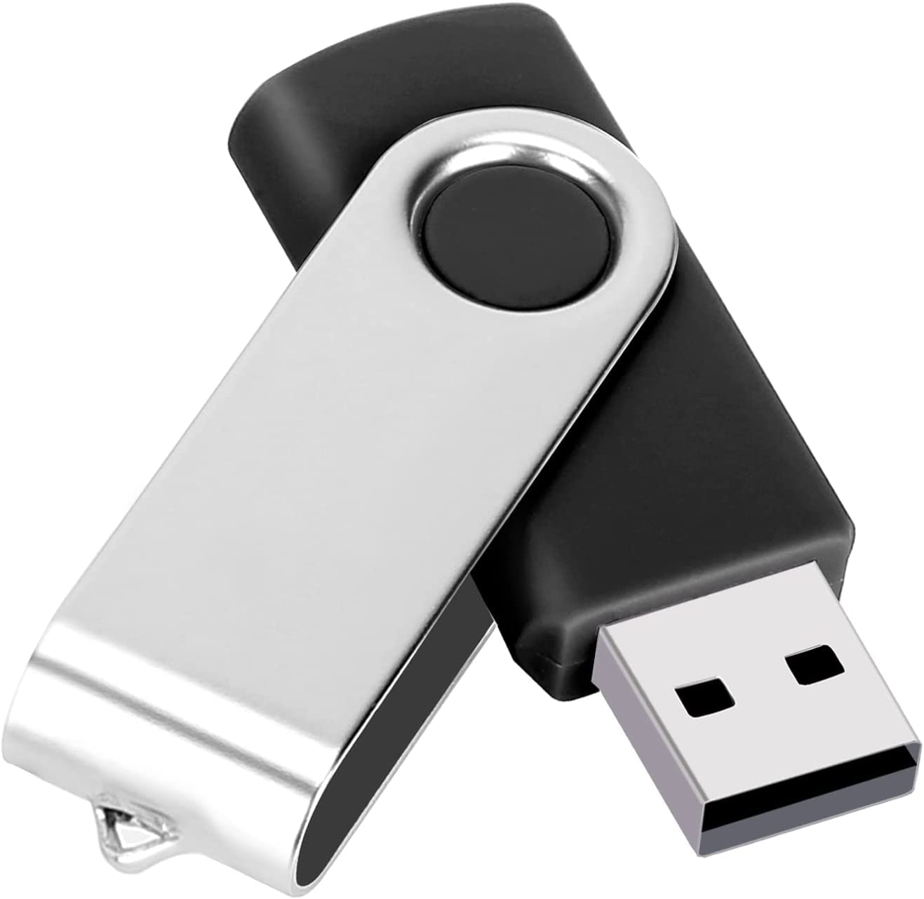 2TB Swivel Memory Stick Large Capacity Thumb Drive, 2TB USB Drive with Keychain Jump Drive Data Storage Compatible with Computer/Laptop