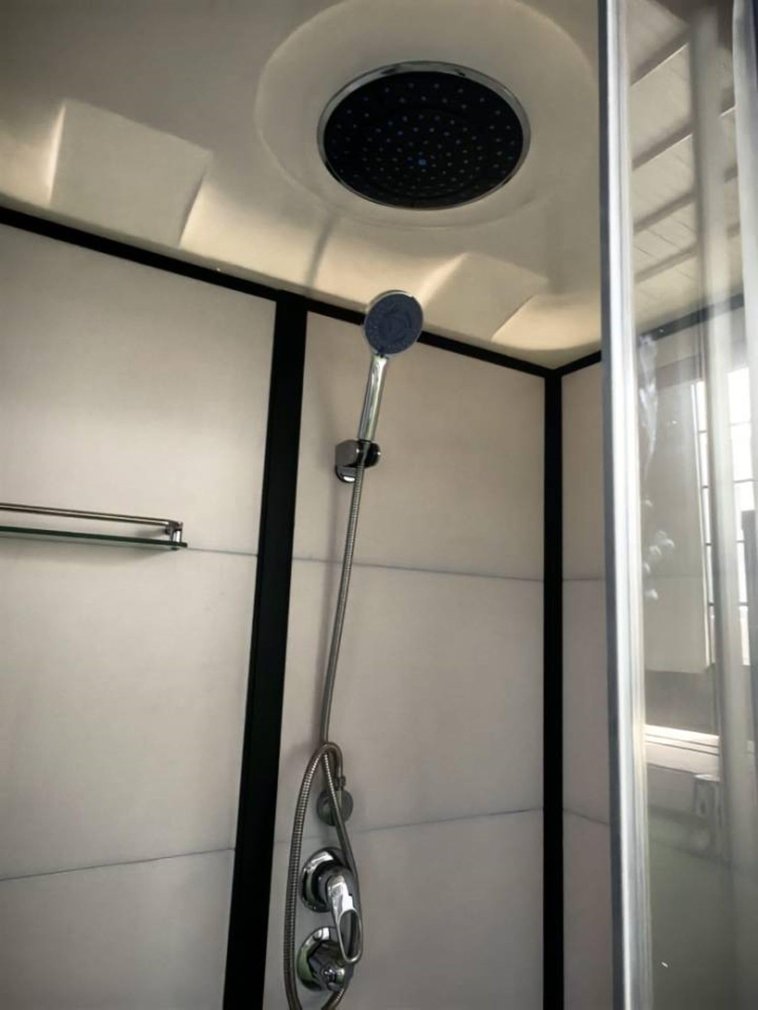 20FT Tiny House to Live in, Portable Prefab House with 2 Bedroom,1 Fully Equipped Bathroom and Kitchen, Prefabricated Container House for Adult Living, Foldable Mobile Home with Steel Frame