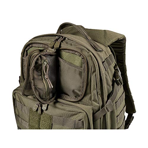 5.11 Tactical Backpack – Rush 24 2.0 – Military Molle Pack, CCW and Laptop Compartment, 37 Liter, Medium, Style 56563, Ranger Green