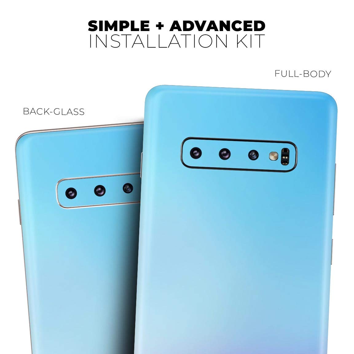 DesignSkinz Subtle Tie-Dye Tone Protective Vinyl Decal Wrap Skin Cover Compatible with The Samsung Galaxy S20 (Screen Trim & Back Glass Skin)
