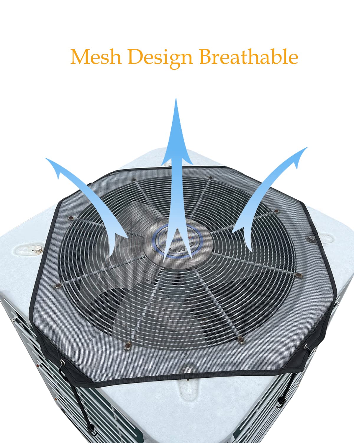 Boyoci Central Air Conditioner Cover for Outside Units, Durable Universal Outdoor AC Cover Defender for All Seasons (Mesh, 36" x 36")