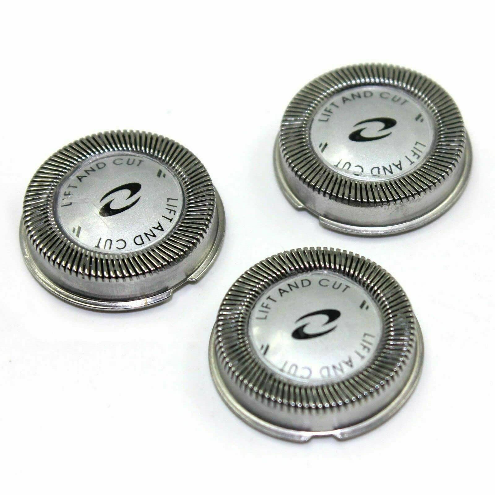3-Pack HQ56 Shaver Replacement Heads Upgraded Men's Electric Shaver Compatible Razor Blades Replacement for Philips Norelco Double Blade Head