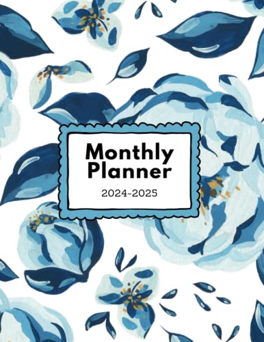 2024 2025 planner / Monthly Planner / two year calendar / flowers / butterfly / animal: 2024-2025 Monthly Planner : 2 Year Schedule Organizer From ... 2025 With Holidays, Notes, Goals, To Do list