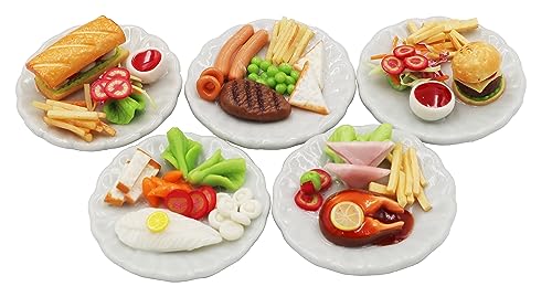 5 Mix Dollhouse Miniatures Food,Tiny Food,Dollhouse Miniatures
