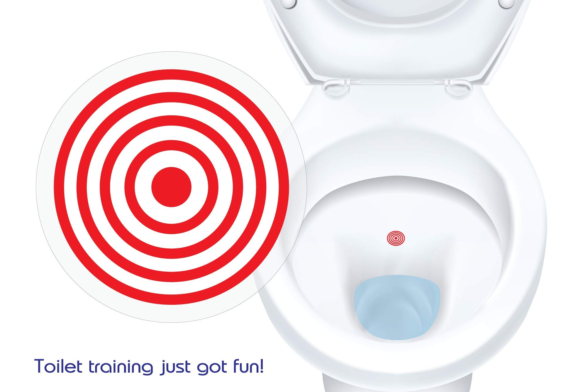 Kids Pack - Toilet Target Stickers with Sticker Applicator Tool, Potty Stickers for Potty Training, Toilet Targets for Potty Training Boys. Toilet Stickers for Boys Aim.