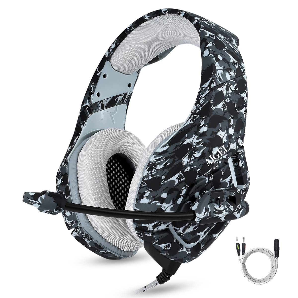 AIGEL PS4 Gaming Headset with Mic for PC