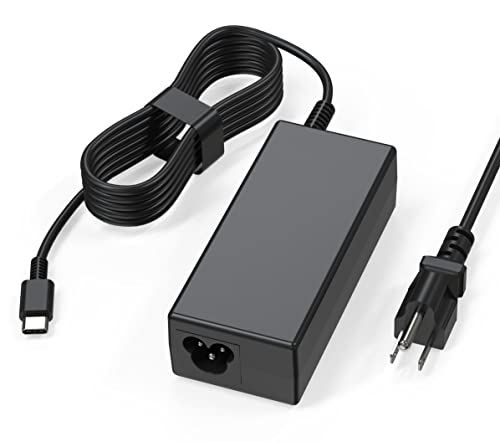 65W USB C Laptop Charger-Chromebook Charger Replacement for 45W Lenovo Thinkpad-Yoga-Chromebook,HP Acer Asus Samsung Mac book pro Dell Chromebook 3100 Latitude xps 13 Google Series Fast Charger Type c