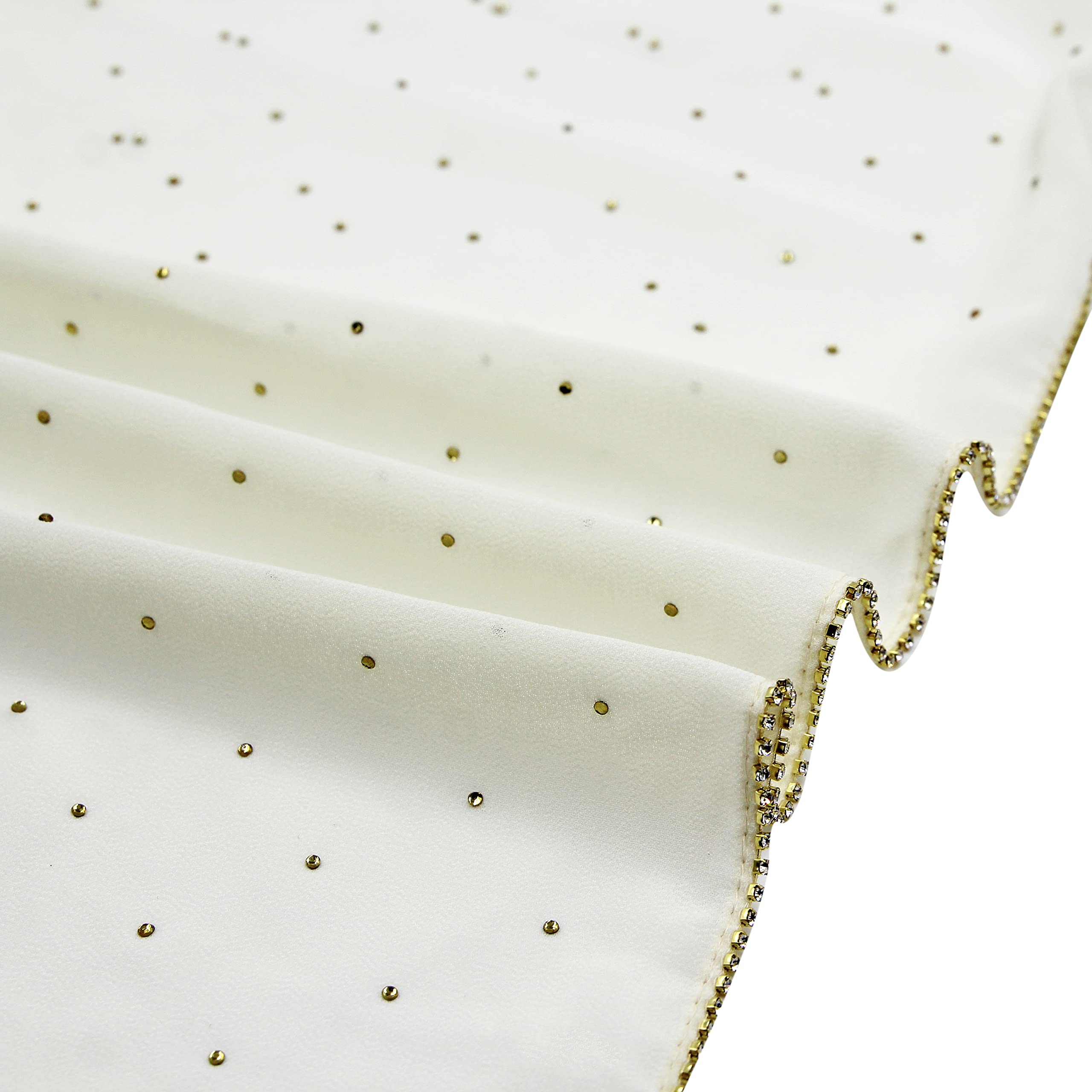 ANKOMINA Women Soft Chiffon Rhinestone Long Scarf Shawl Fashion Muslim Hijab Head Wrap Scarves