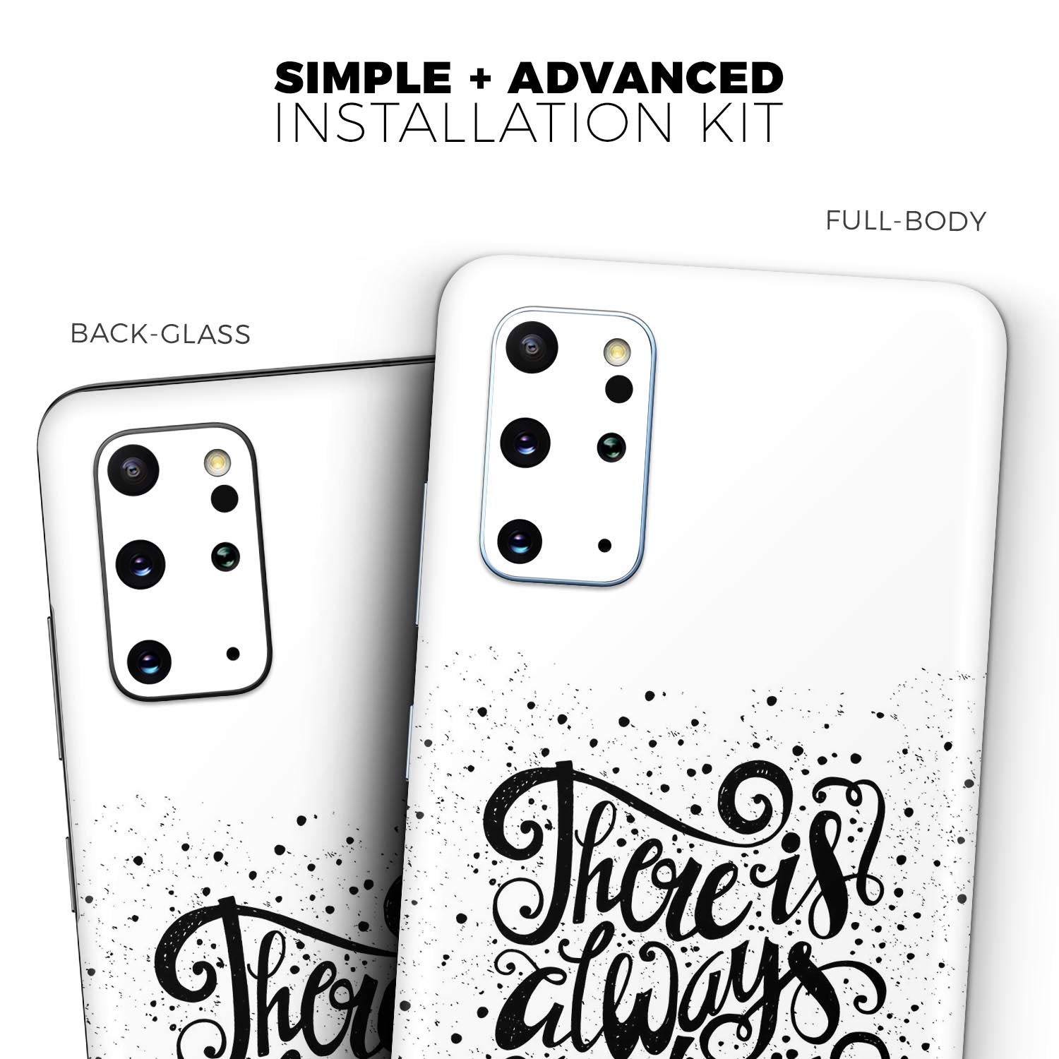 DesignSkinz There is Always Something to Be Grateful for Protective Vinyl Decal Wrap Skin Cover Compatible with The Samsung Galaxy S20 (Screen Trim & Back Glass Skin)