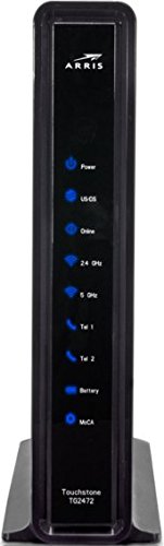 Arris Touchstone® TG2472G Cable Voice Gateway Modem 24x8 DOCSIS® 3.0 Gateway with 802.11ac Wi-Fi & MoCA® 2.0 (Does NOT Work for COMCAST)