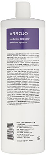 ARROJO Moisturizing Hair Conditioner –Conditioner for Dry Hair to Add Luster & Moisture – Rich Coconut Conditioner w/Vitamin B5 - Delicately Scented Moisturizing Conditioner
