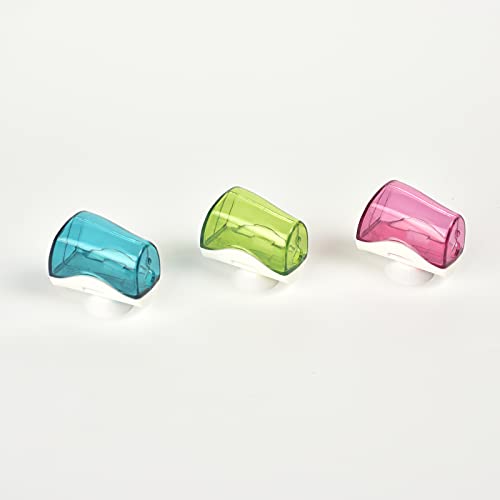 Y-Kelin Toothbrush Covers with Suction Caps - Portable Toothbrush Protector (3 PCS)- Tooth Brush Head Cover Cups for Bathroom and Travel