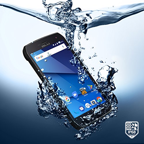 BLU T0010UU BLACK Tank Xtreme Pro -Water proof Smartphone, 4G LTE -Black