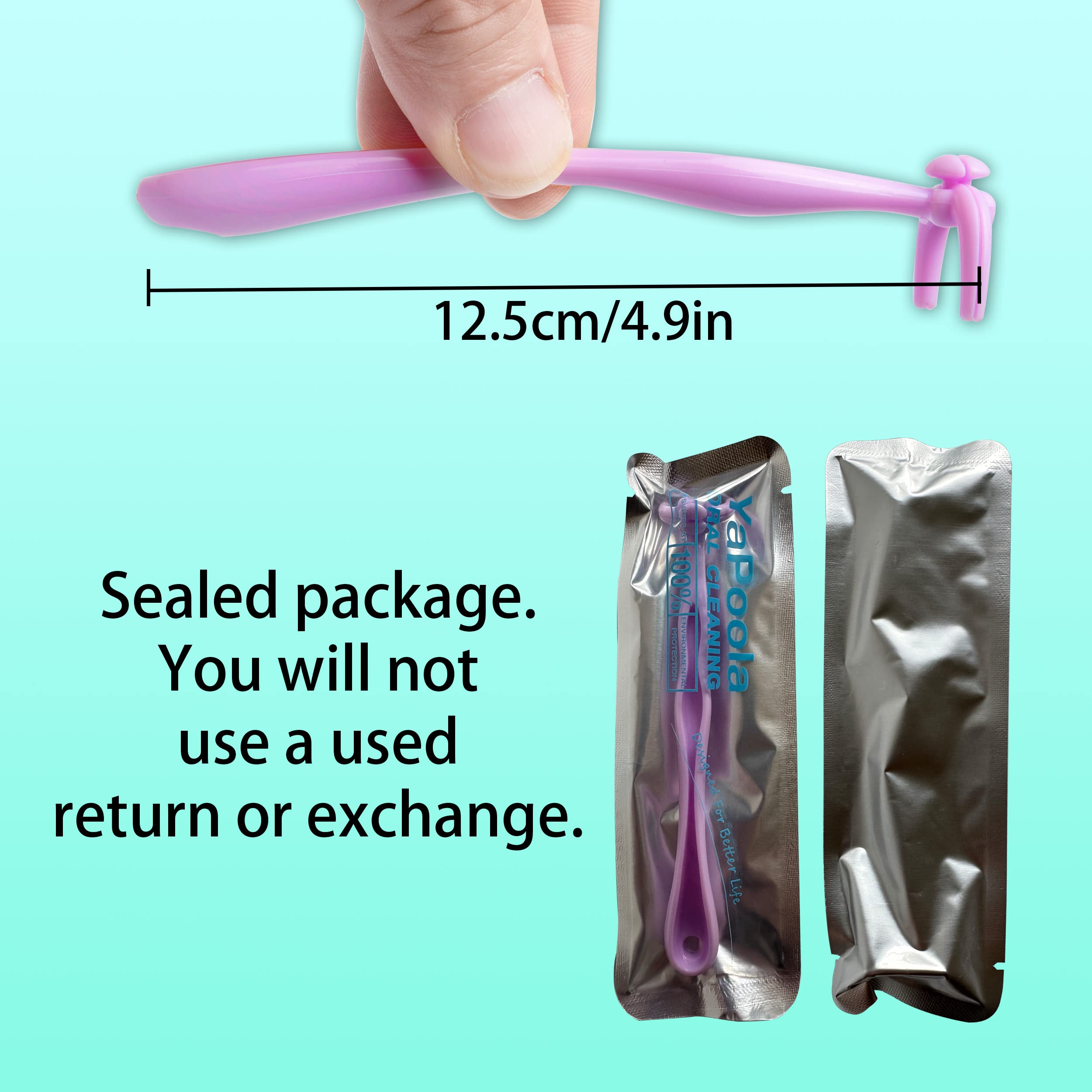 YaPoola Colorful Design Dental Floss Handle 3 Counts for Adults and Kids Teeth Cleaning Interdental Brush Unflavored Floss Picks floas Holder Reusable Flosser